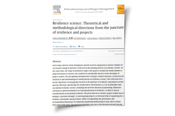 Resilience science: Theoretical and methodological directions from the ...